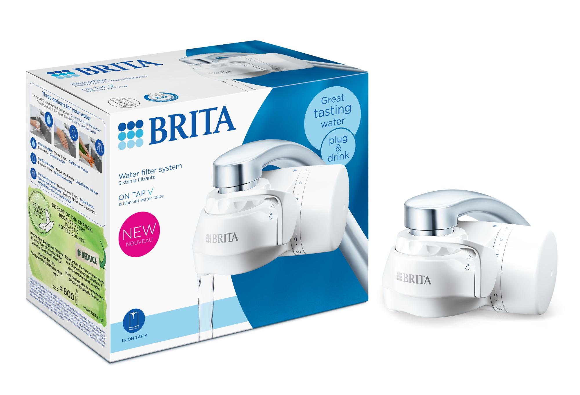 Brita ON TAP V CU CE Filtro per l'acqua del rubinetto Bianco | Leroy Merlin