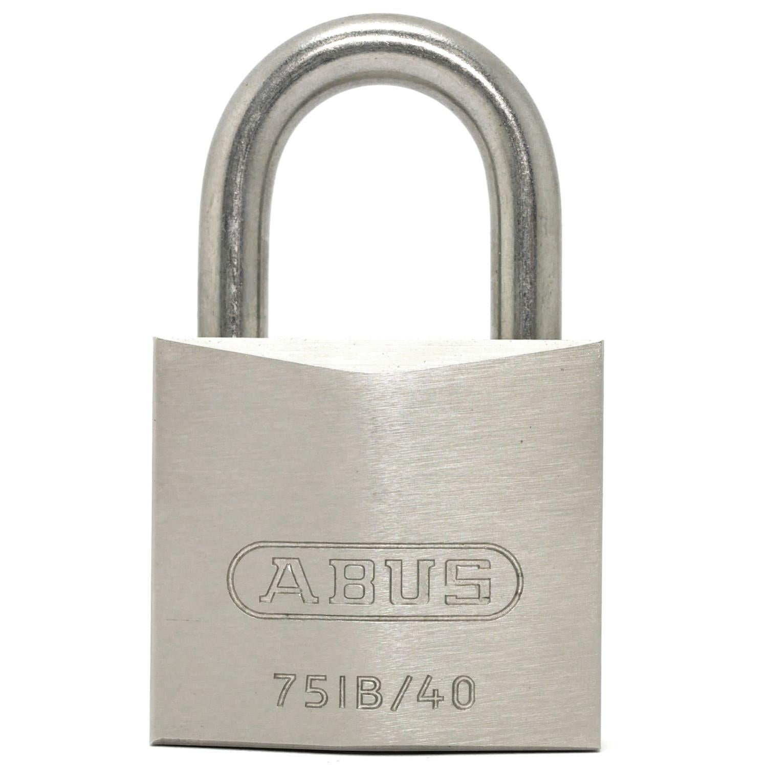 ABUS 286384-75IB/40 Candado cromado llave de seguridad arco Inoxidable 40 mm | Leroy Merlin