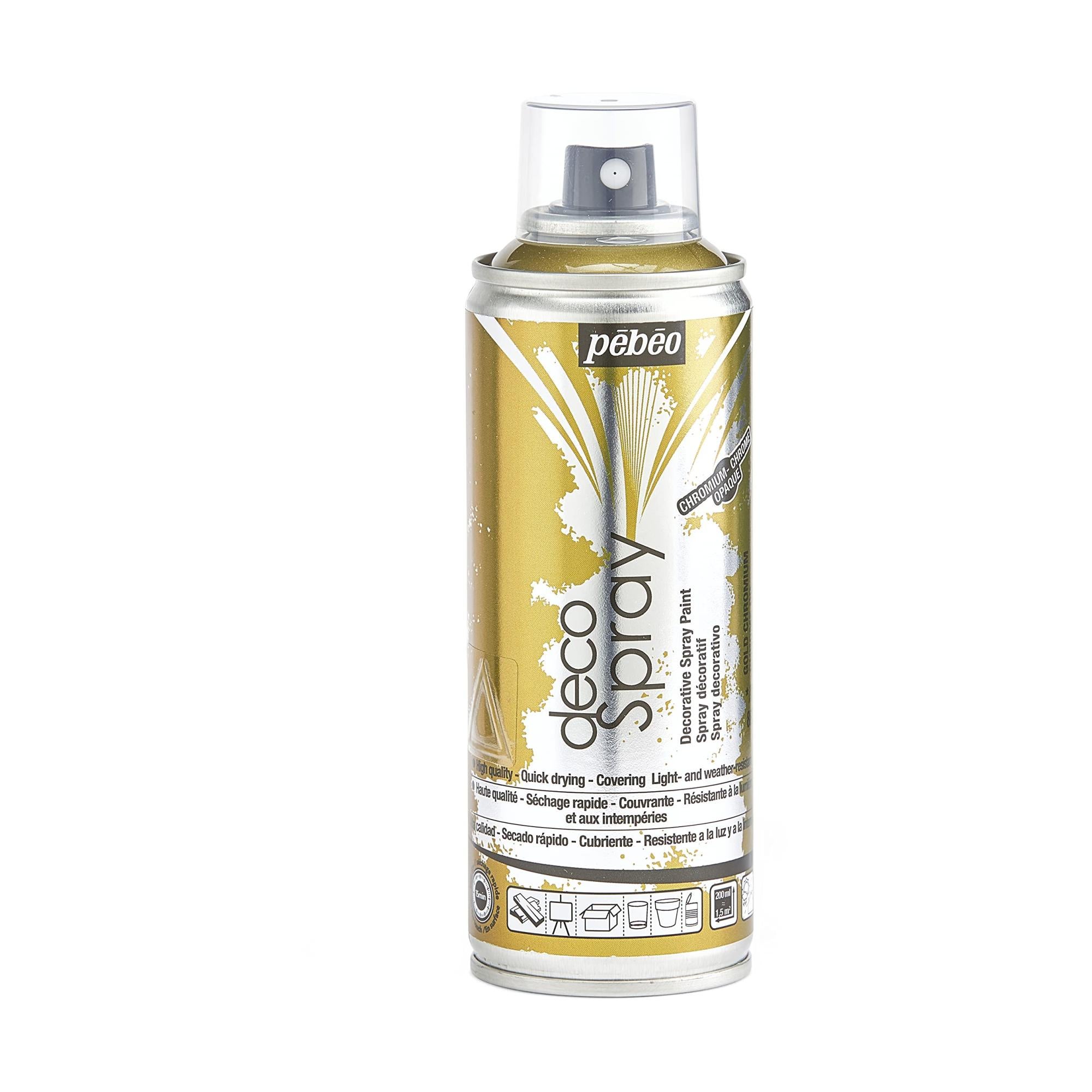 PEBEO Deco Oro Spray, Cromo, 200 ml | Leroy Merlin