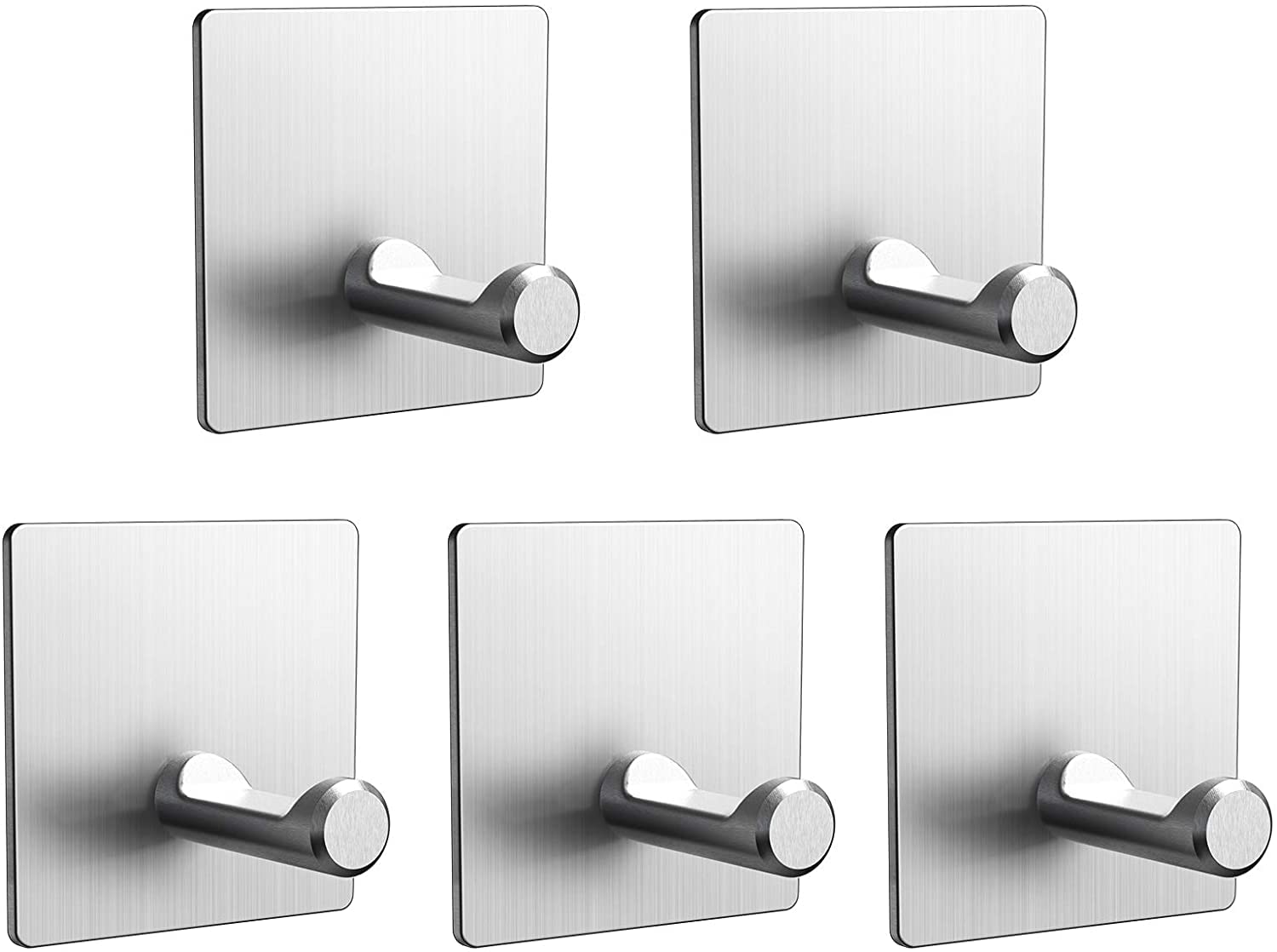 DDF iohEF porta asciugamani senza foratura set di 5 - Appendi porta ...