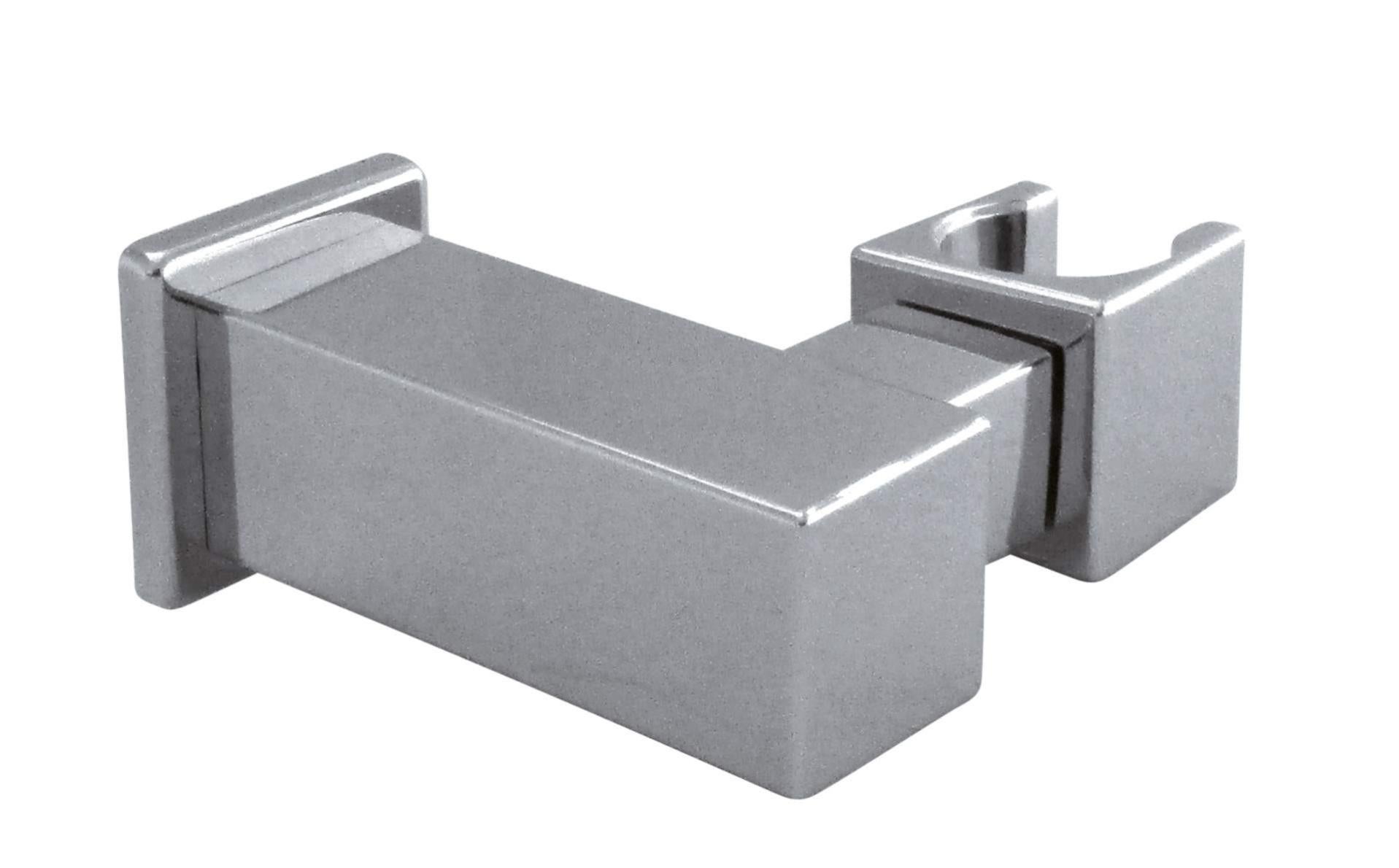 Support de douche carré en ABS Damast Stich 12158 - soutien | Leroy Merlin