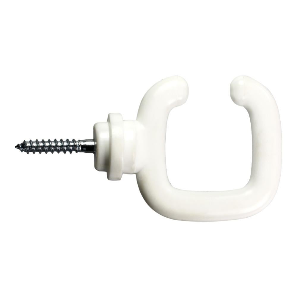 Crochet ouvert a vis PA Blanc - 1812116 | Leroy Merlin