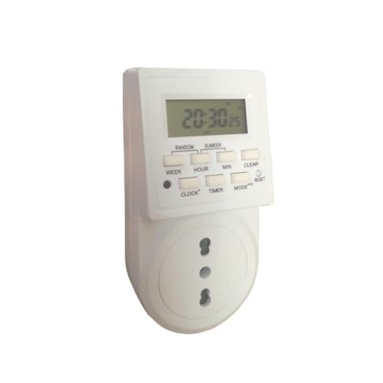 Presa temporizzata/Timer digitale con temporizzatore settimanale - Mod ...