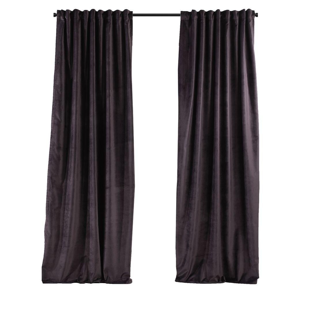 Extra Lungo 1 Pannello Velluto Tenda BISANZIO OSCURO 140*500 | Leroy Merlin