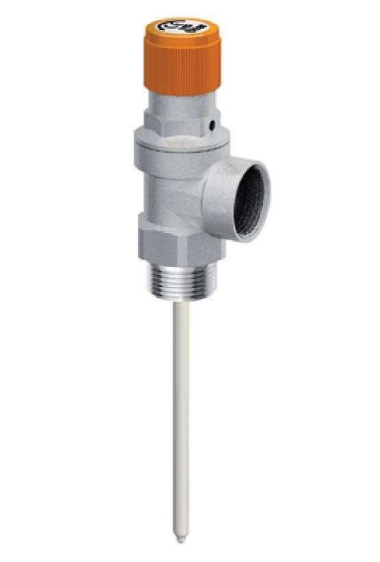 Valvola di sicurezza combinata cromata per impianti solari FAR 2009 - 10 - 3/4" X 3/4" | Leroy ...