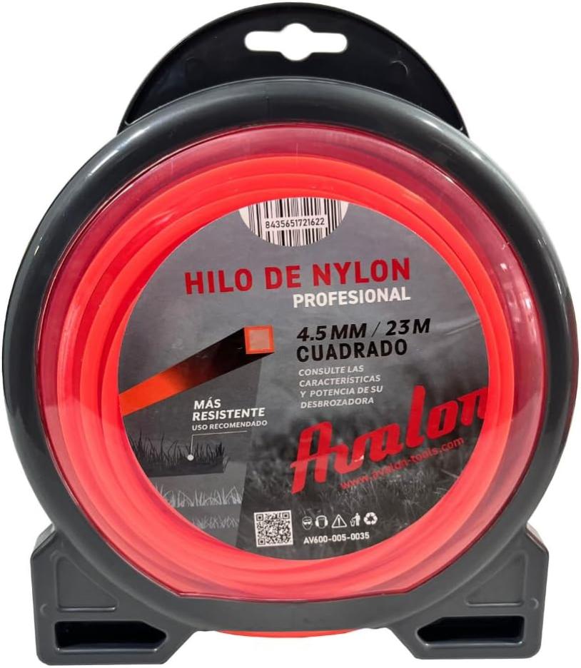 Filo quadrato universale in nylon per decespugliatore e tagliaerba (3 ...