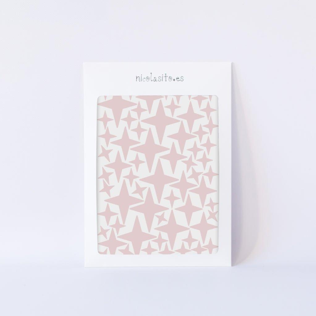 Autocollant décoratif Étoile filante rose mat 19 x 29 cm | Leroy Merlin