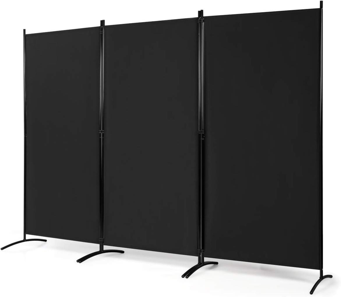 Paravent sur Pied 3 Panneaux Pliable,Brise Vue，Cloison de Séparation ...