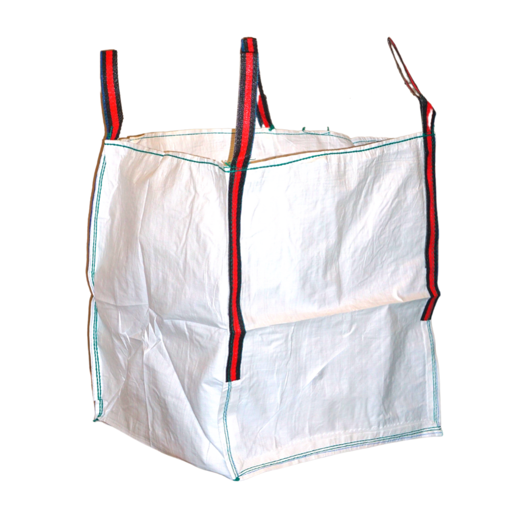 Sac de chantier, 90 x 90 x 90cm. Poignées 30cm, Charge maximale 1.000Kg ...