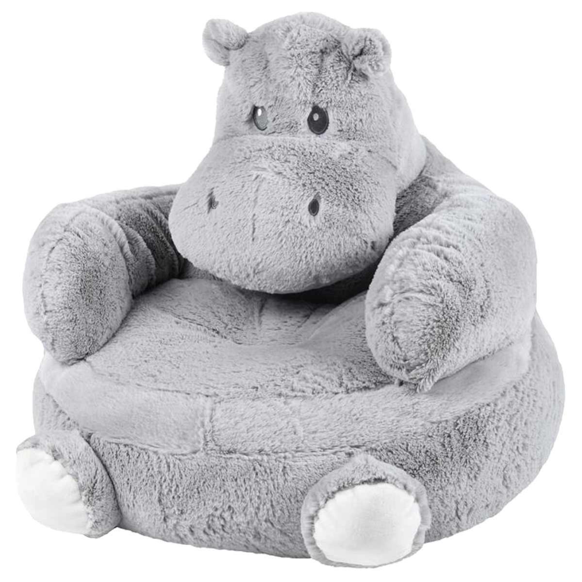 Pouf coussin de sol pour enfant - Ethan l'hippopotame | Leroy Merlin