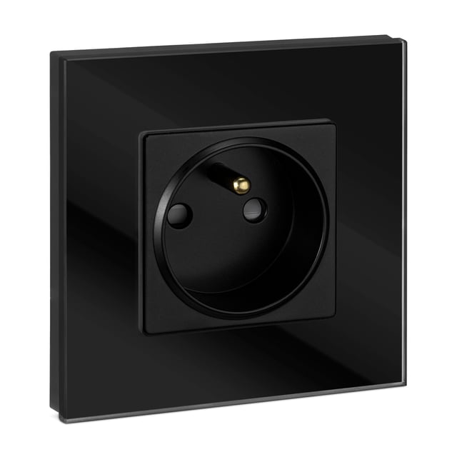 Prise de courant noir au meilleur prix | Leroy Merlin