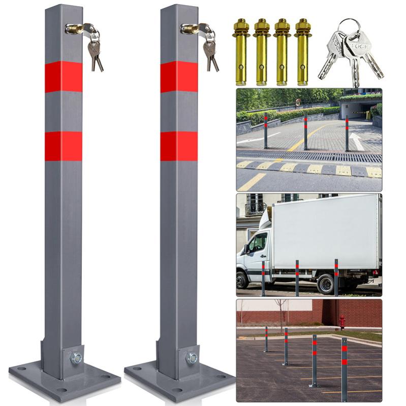 Lucchetti per parcheggio Paletto per delimitazione Dissuasore per delimitazione Paletto 65 cm ...