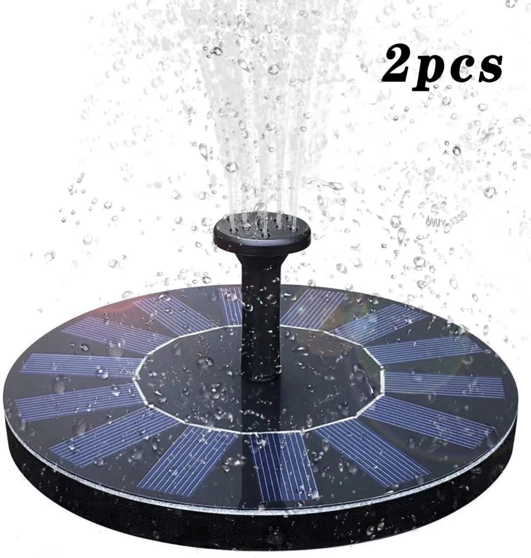 Fontaine solaire Pompes, Fontaine Solaire Jardin Avec 1,4 W Panneau ...