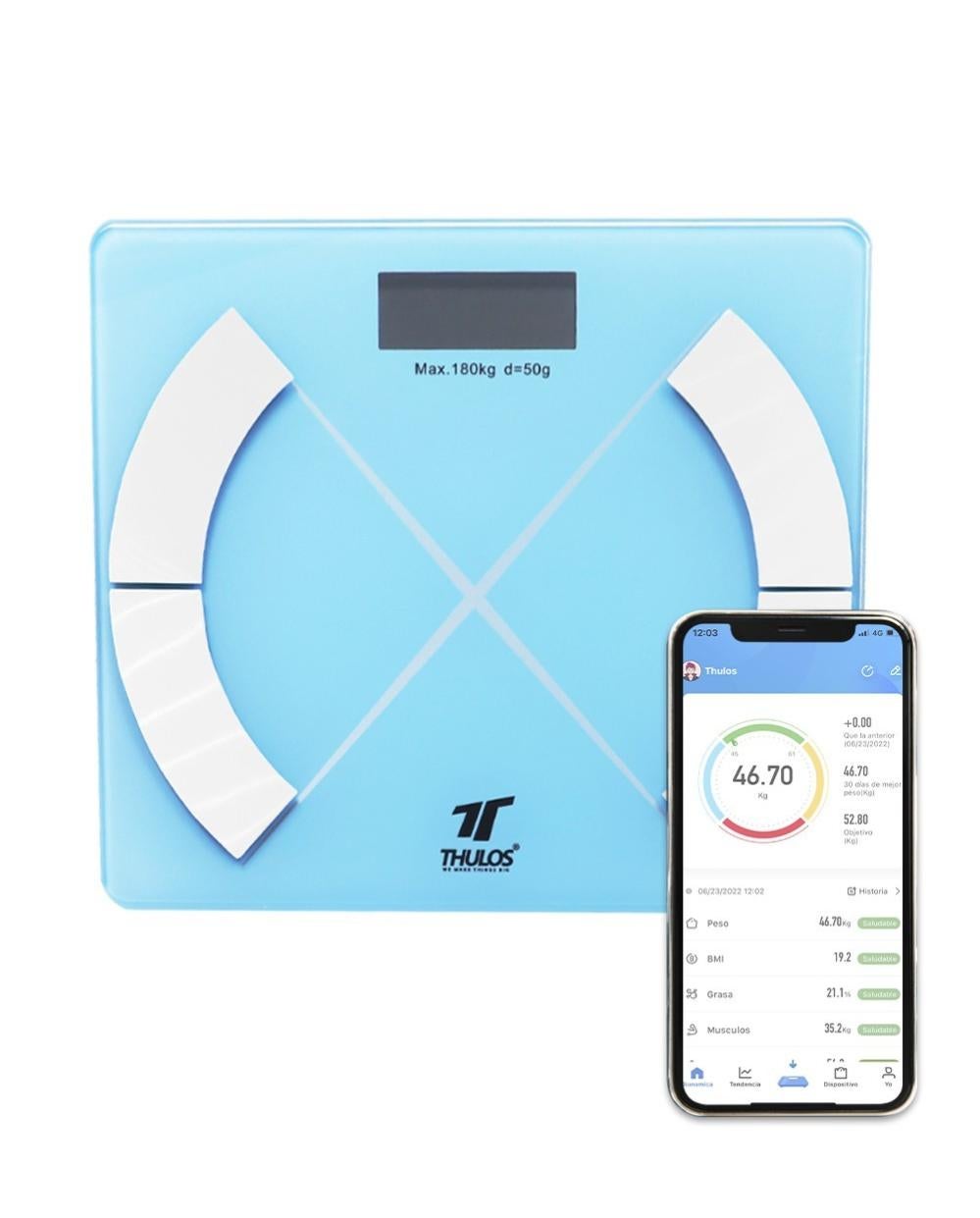 Báscula de Baño Bluetooth múltiples mediciones App para iOS y Android ...