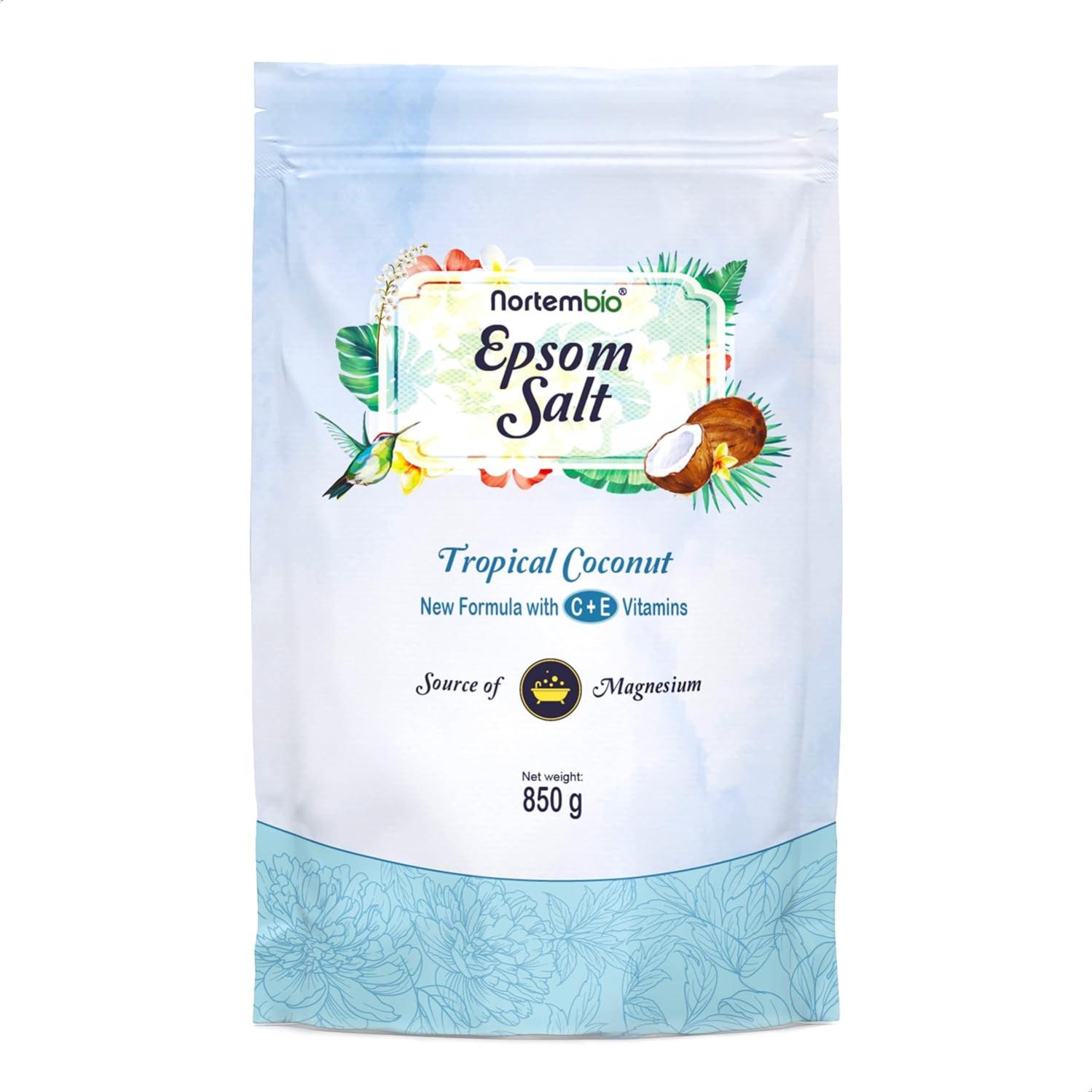 Sal de Epsom 850 g. Fragancia Coco Tropical. | Leroy Merlin