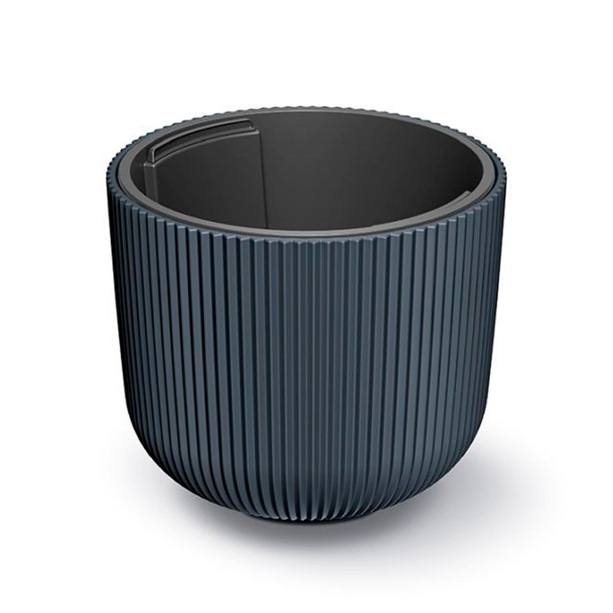 PROSPERPLAST Pot de fleurs MILLY anthracite, avec réservoir, 39,1 x 39 ...