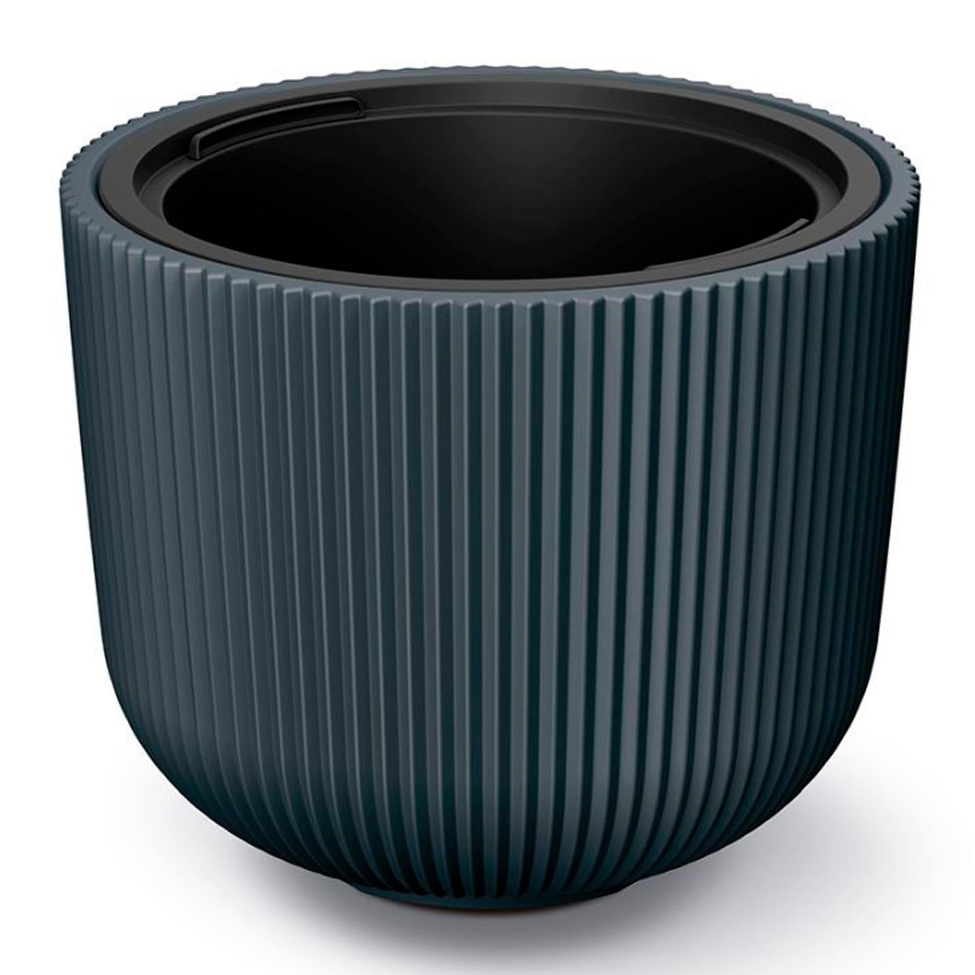 PROSPERPLAST Pot de fleur MILLY, coloris anthracite, avec réservoir, 46 ...