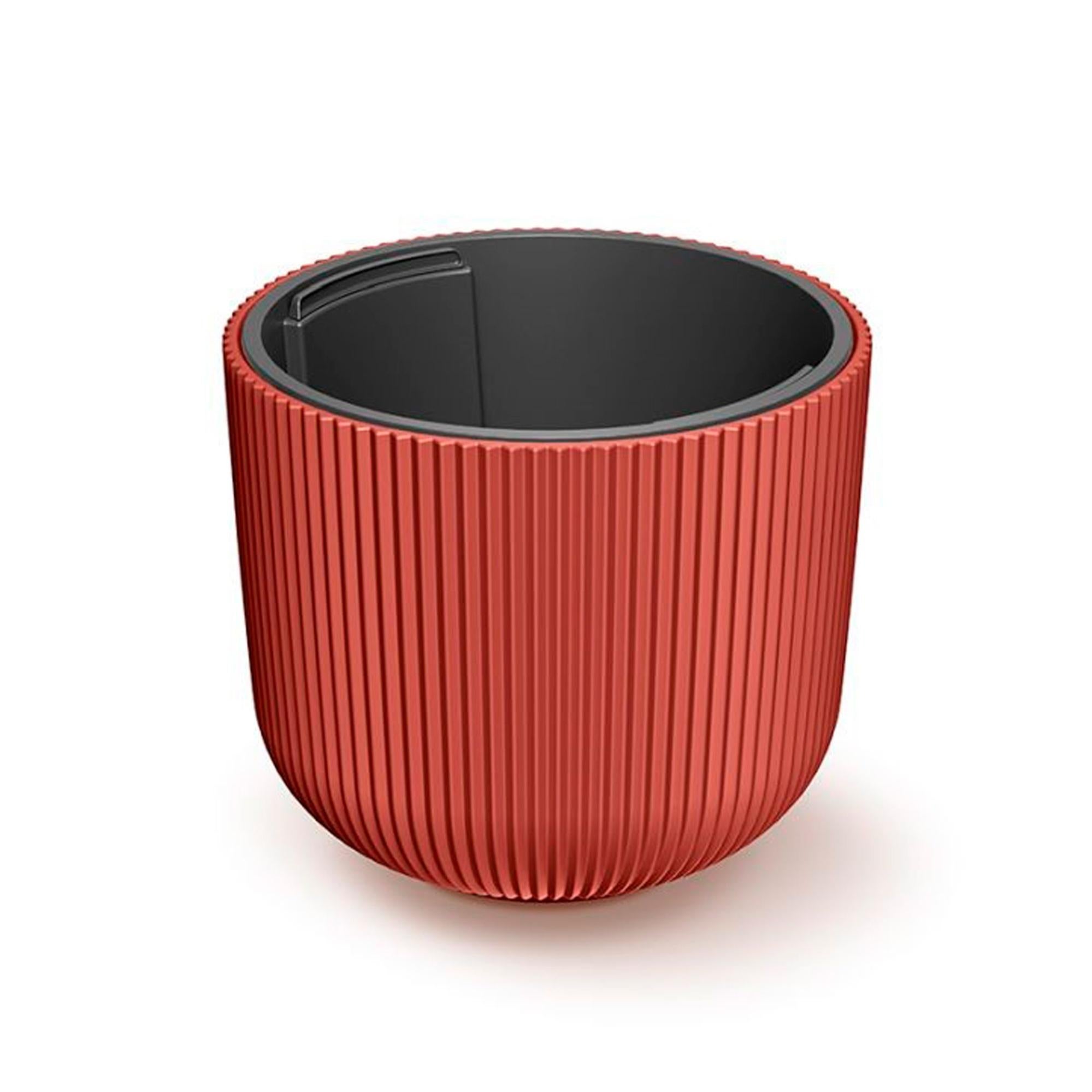 PROSPERPLAST Pot de fleur MILLY, coloris terre cuite, avec réservoir ...