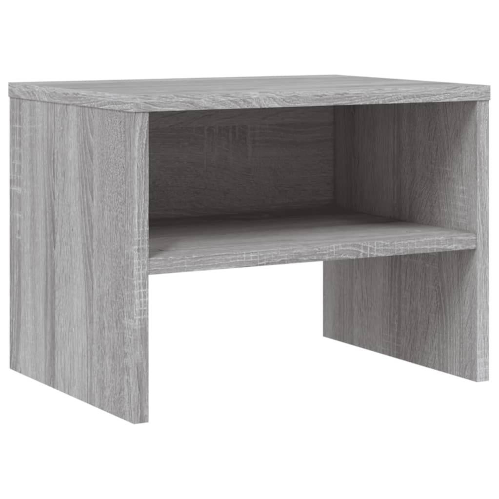 Table de chevet Sonoma gris 40x30x30 Bois d'ingénierie | Leroy Merlin