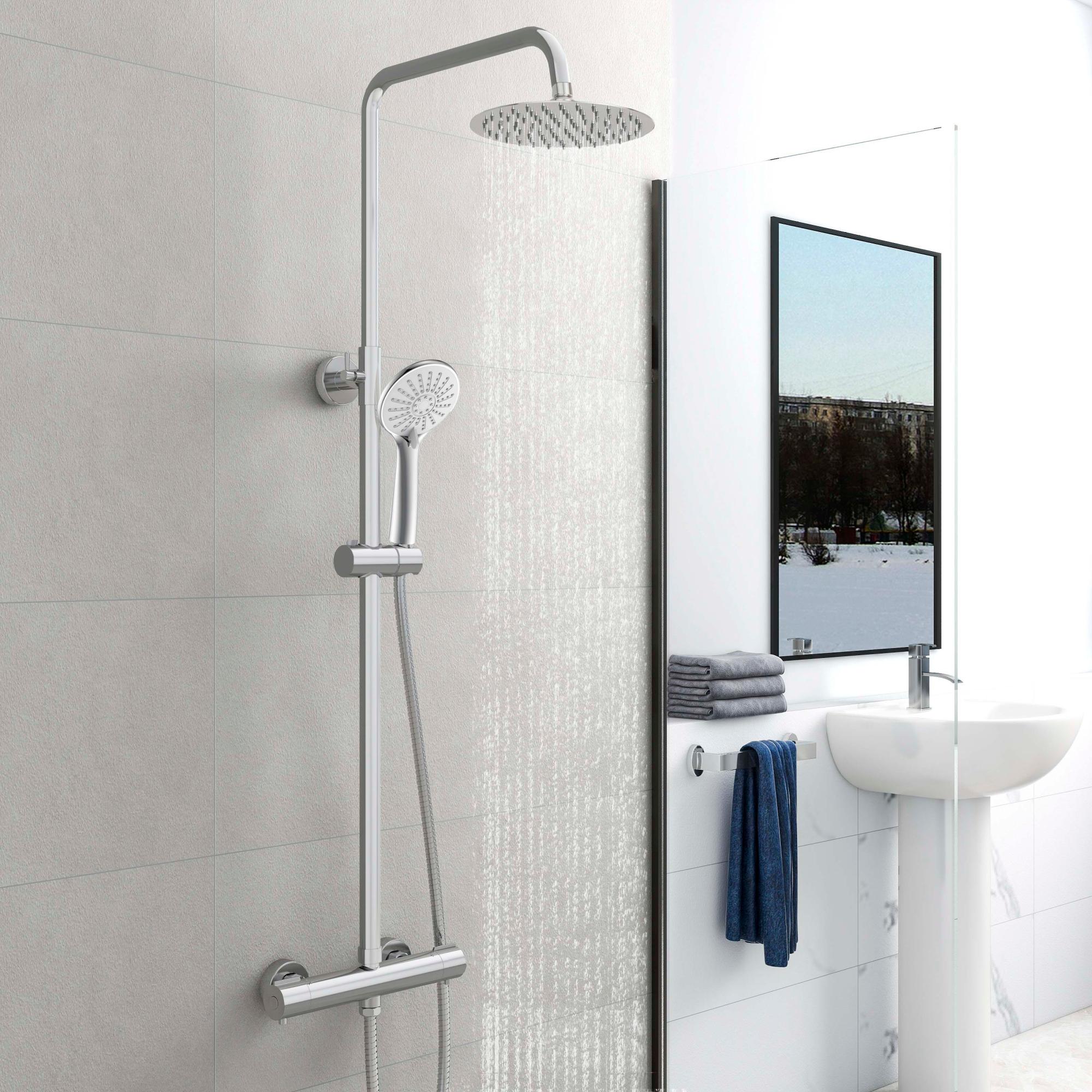 OCEAN Colonne de douche thermostatique Système de douche Ensemble de ...