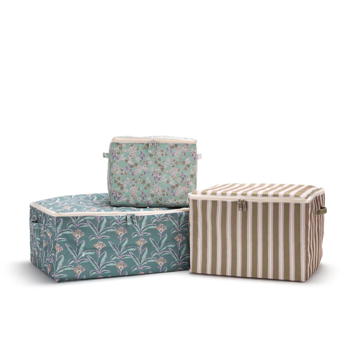Lot de 3 housses de rangement en polyester, Sunny - Multicolore ...