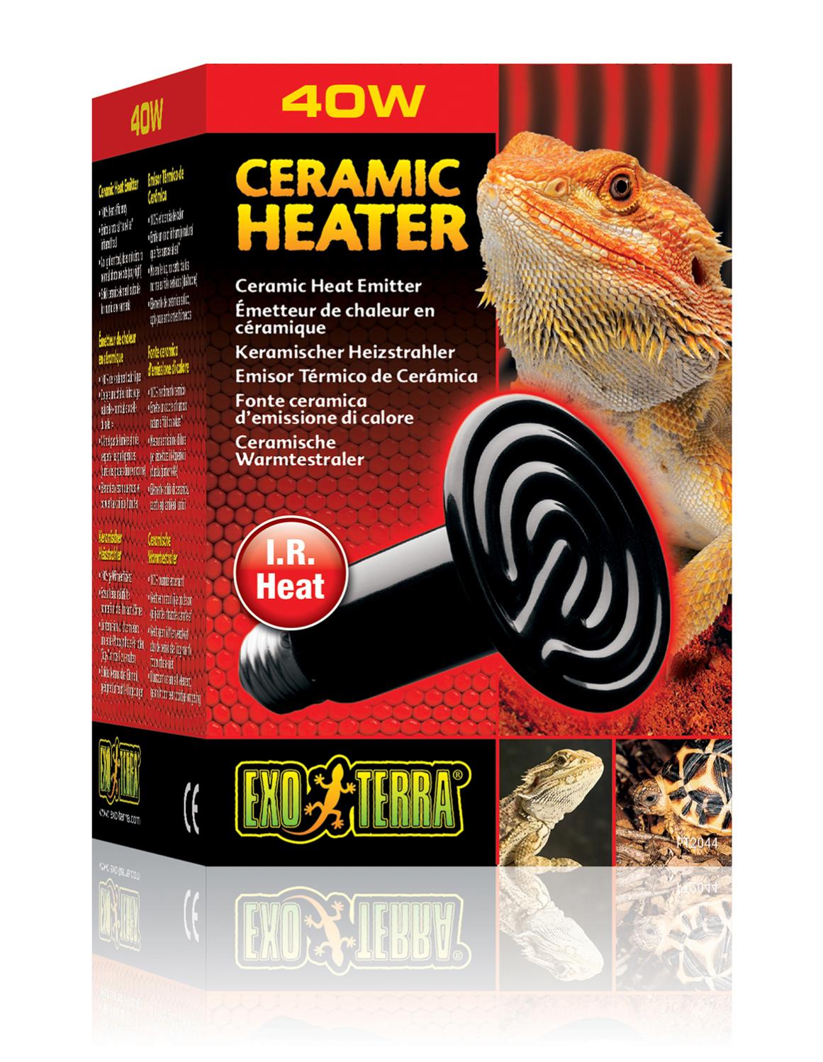 Lámpara de cerámica calefactora para reptiles Exo Terra, 40W | Leroy Merlin