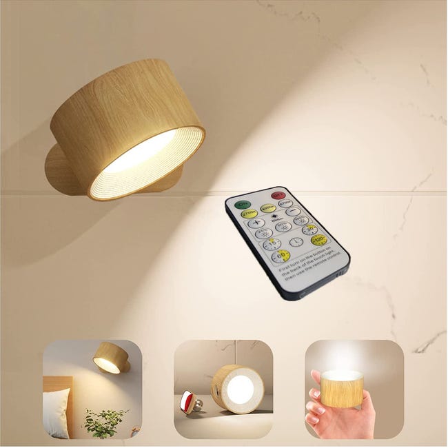 Applique Murale Interieur 2pcs,USB Lampe Murale Sans Fil, Lampe de ... Applique Murale Interieur 2pcs,USB Lampe Murale Sans Fil, Lampe de ...