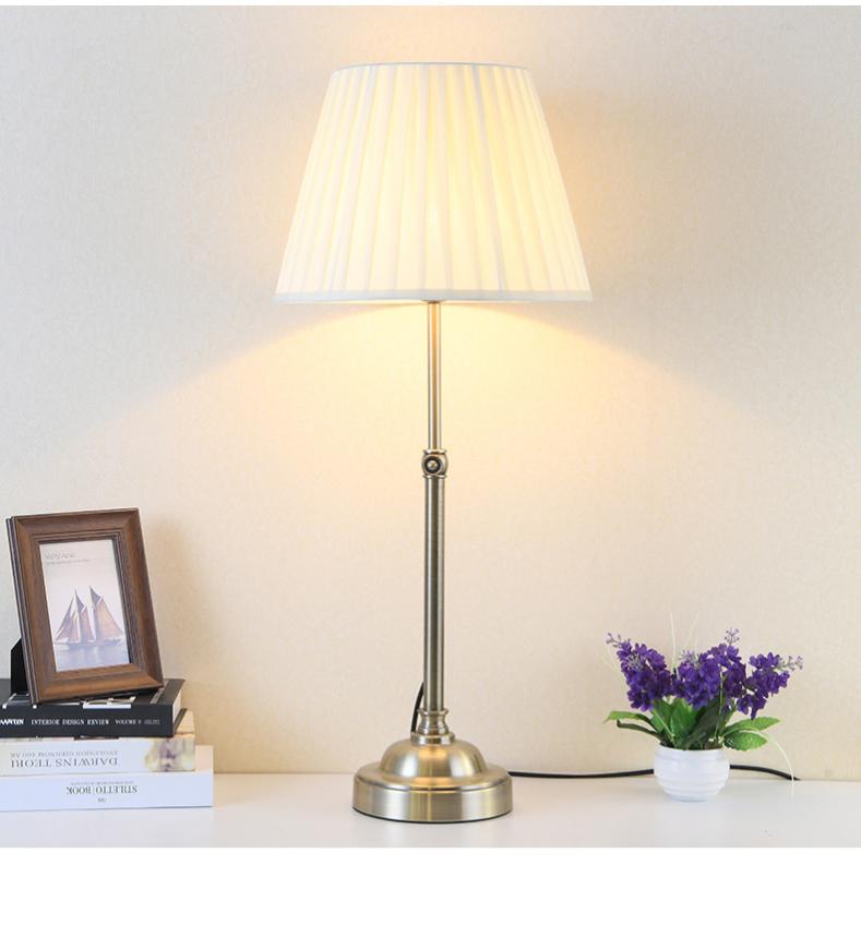 Lampe de bureau portable sans fil, lampe de bureau avec abat-jour en ...