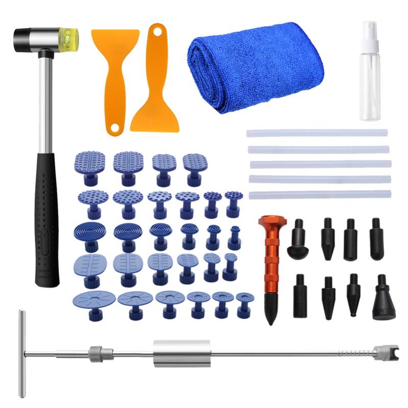 48x Dent Removal Tool Dent Repair Set Rubber Mallet Dent Repair for Car ...