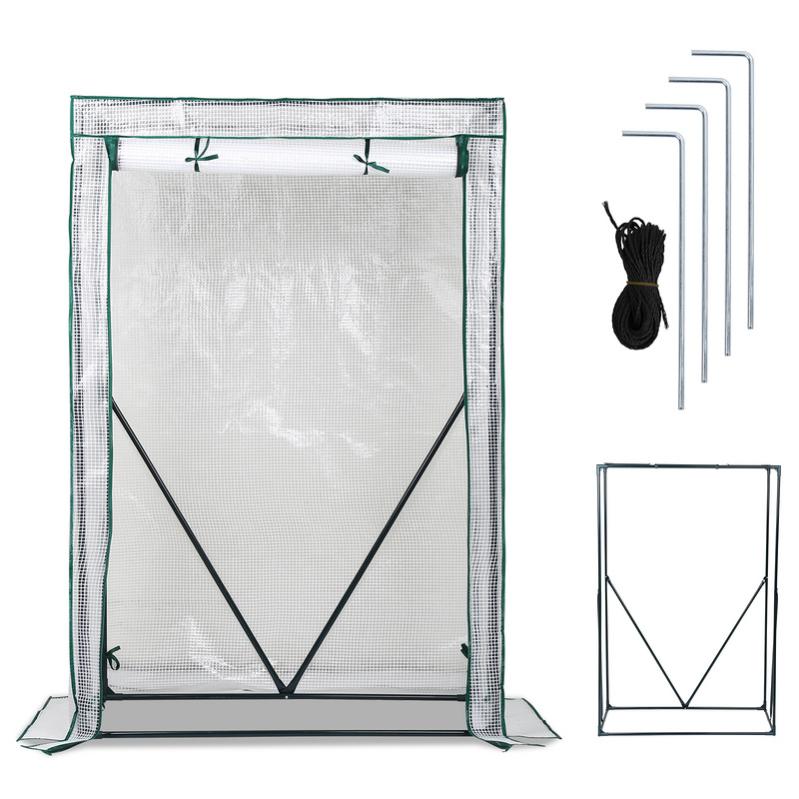 Serre de jardin balcon terrasse serre pour tomates acier PVC ...