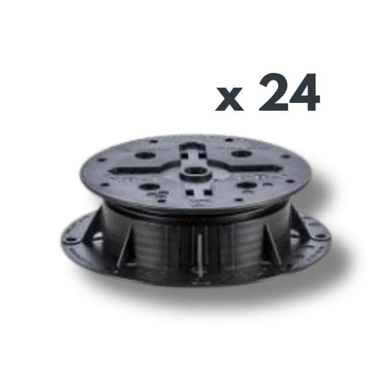 Lot 24 Plots réglables - PB Série - Buzon - 42 à 60 mm | Leroy Merlin