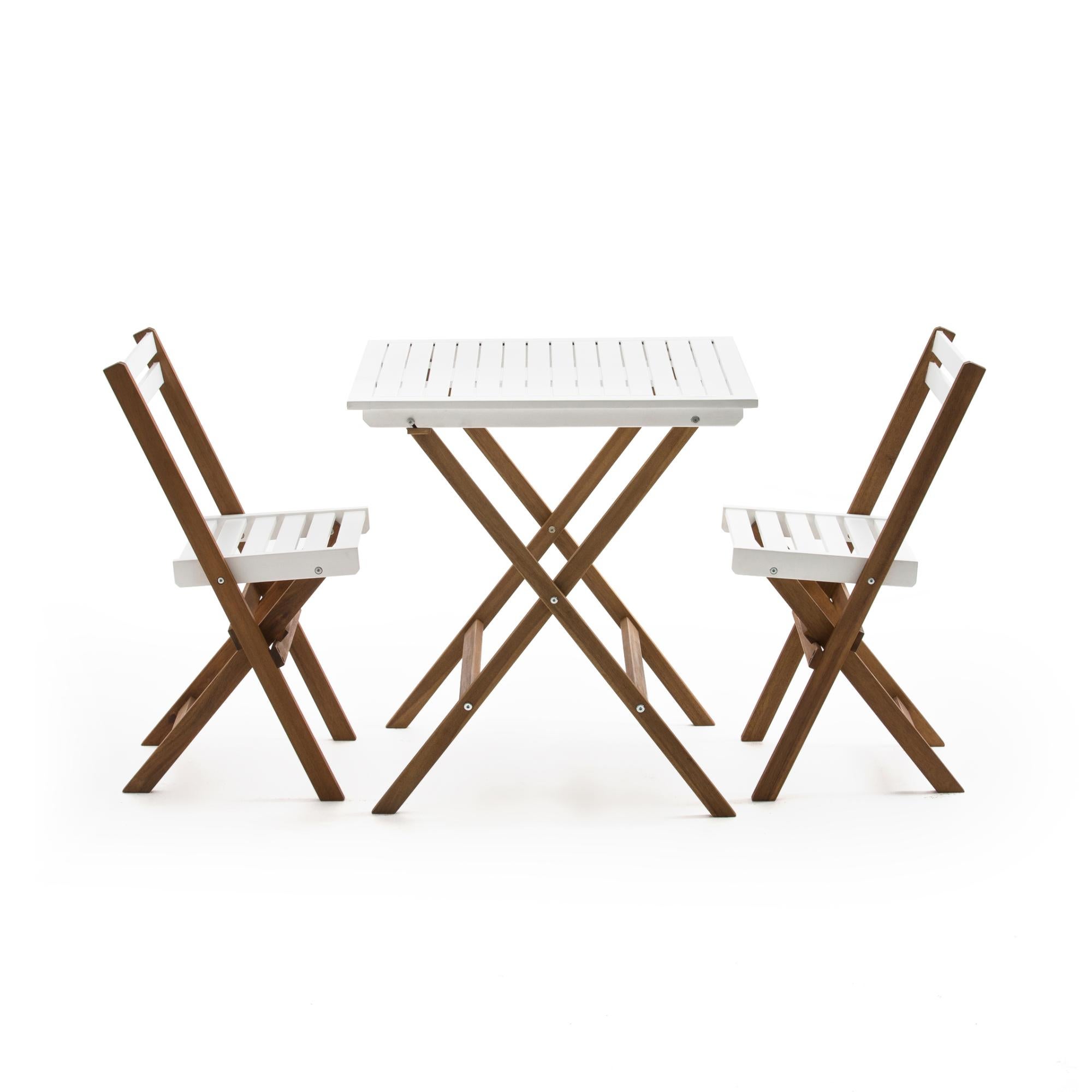Ensemble de jardin 3 pièces DUDENA - Blanc - taille unique | Leroy Merlin