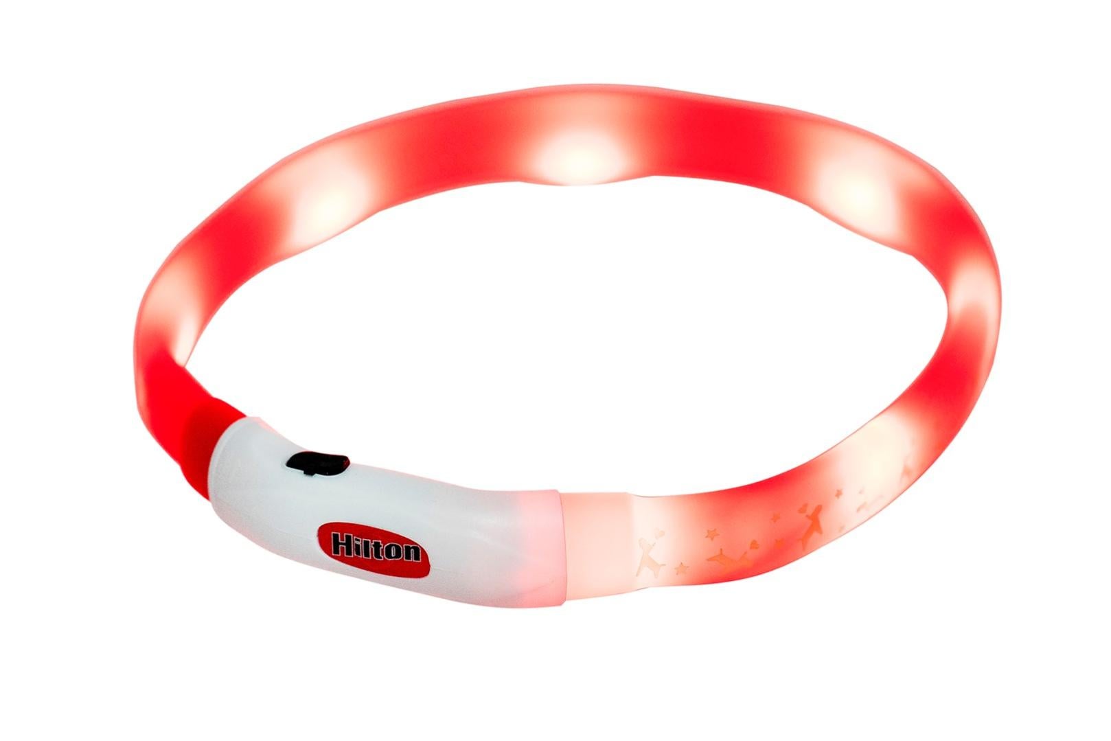 HILTON Collier LED en silicone 1,4x0,8x40cm avec USB pour chien | Leroy ...