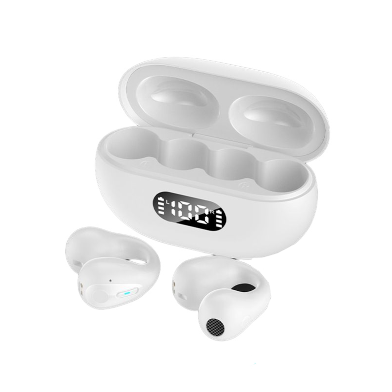 Cuffie open-ear wireless Bluetooth 5.2 White | Leroy Merlin