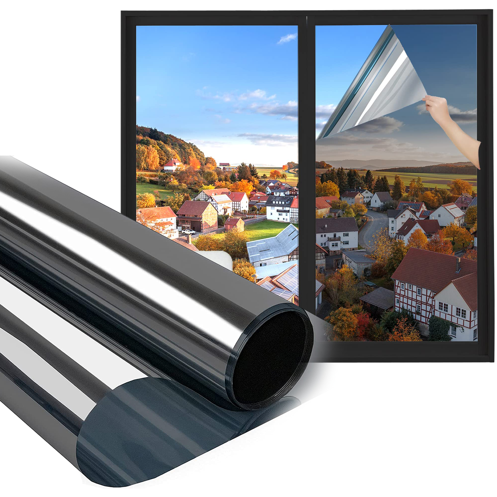 Película para Ventanas, Autoadhesiva, Protector de Privacidad para ...