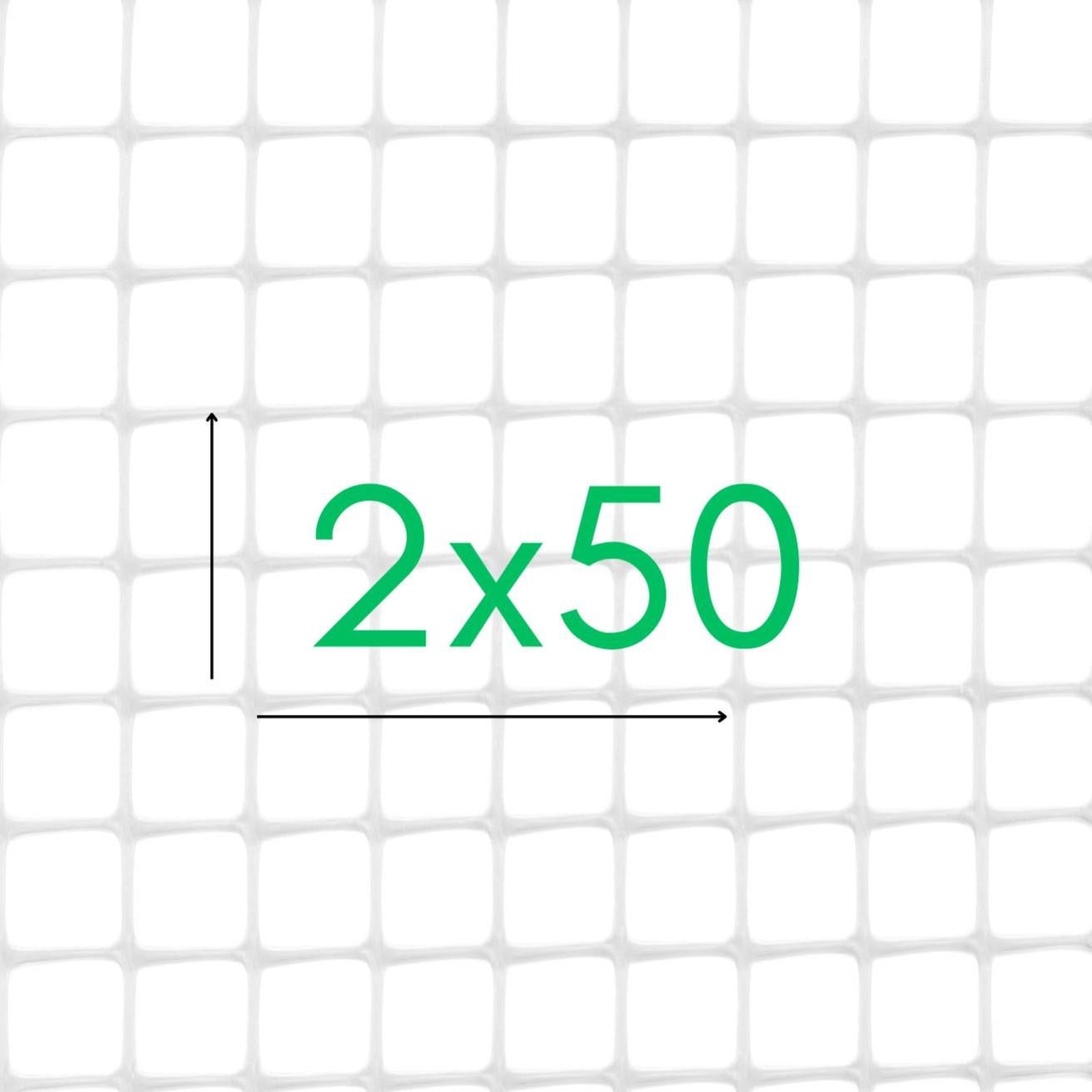 Rete per piante rampicanti bianca rotolo rinforzato in pvc maglie ...