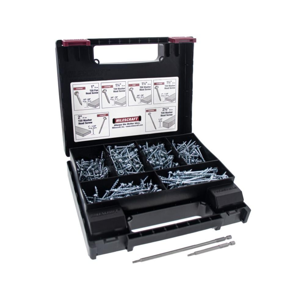 Kit de vis tête cylindrique 700 pcs - 6 types de vis - T20 | Leroy Merlin