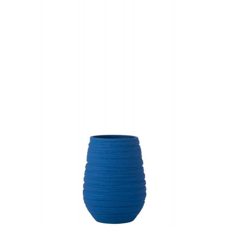 VAAS FIESTA KERAMIEK BLAUW MEDIUM | Leroy Merlin