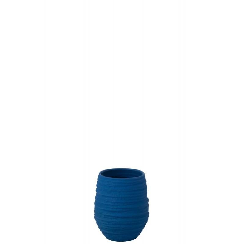 VAAS FIESTA KERAMIEK BLAUW SMALL | Leroy Merlin