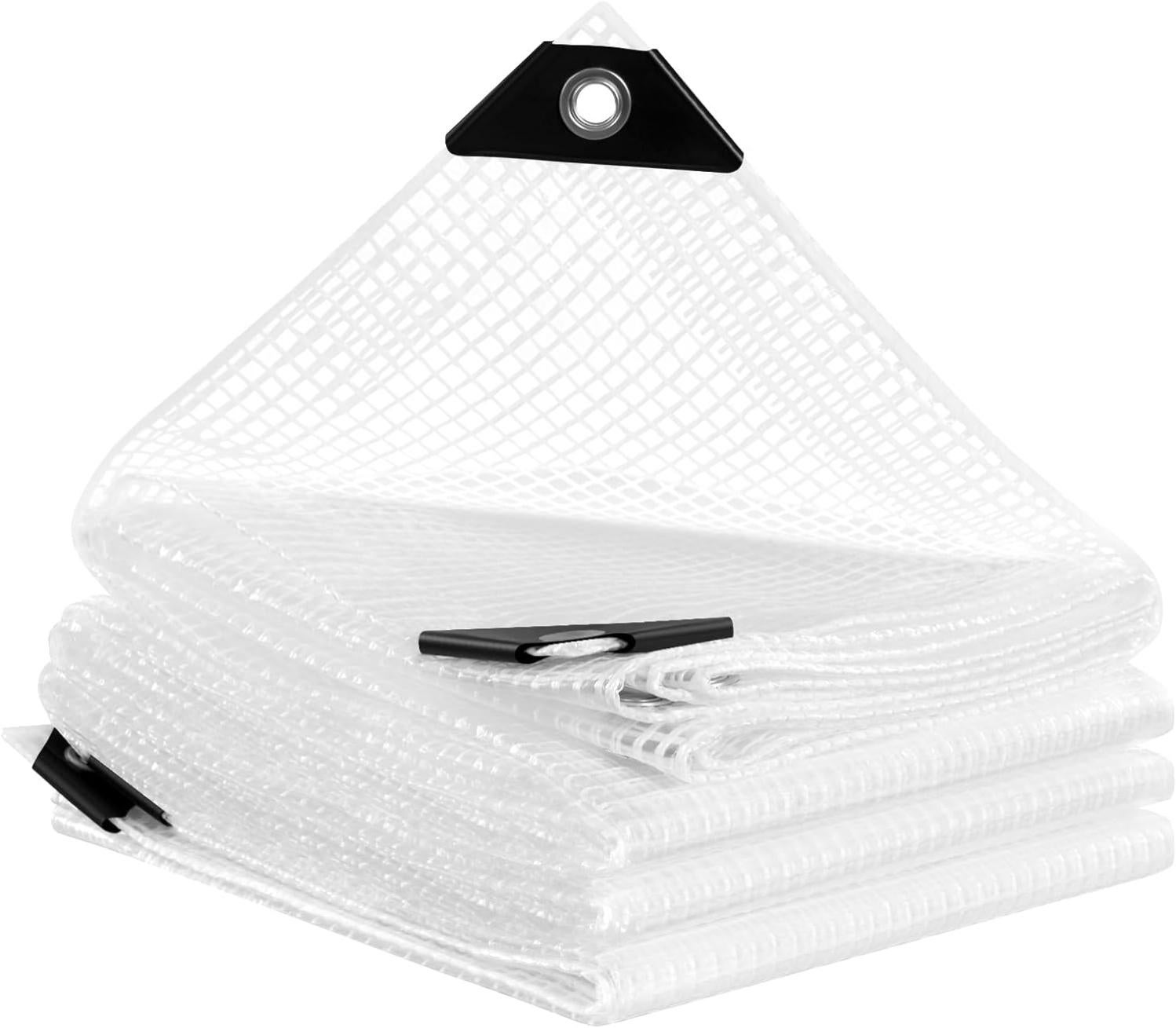 WOLTU Bâche de Protection Imperméable 4x5 m. Bâche Transparente en 140g ...