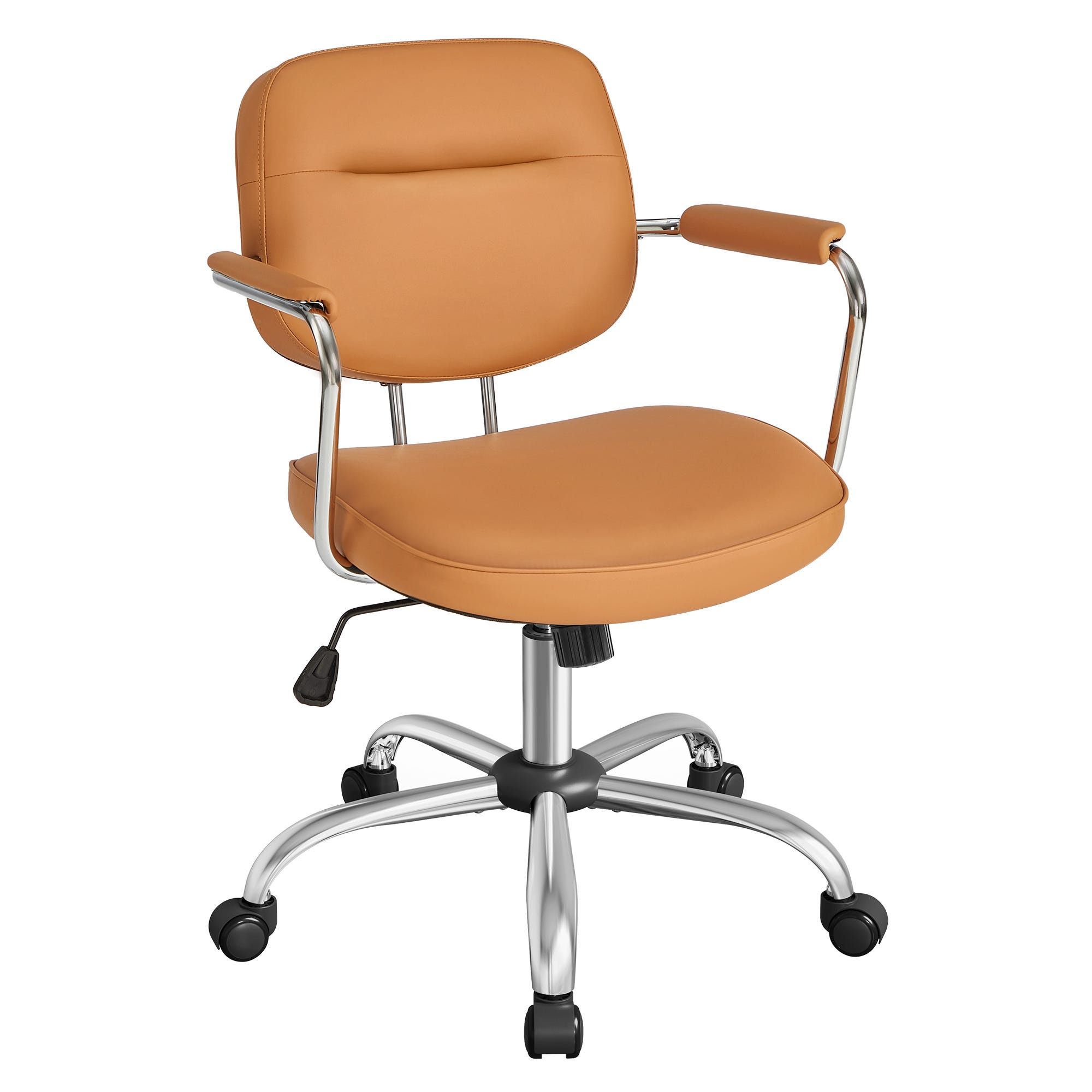 Chaise de Bureau Pivotante, PU, Ergonomique, Structure des Accoudoirs ... Chaise de Bureau Pivotante, PU, Ergonomique, Structure des Accoudoirs ...
