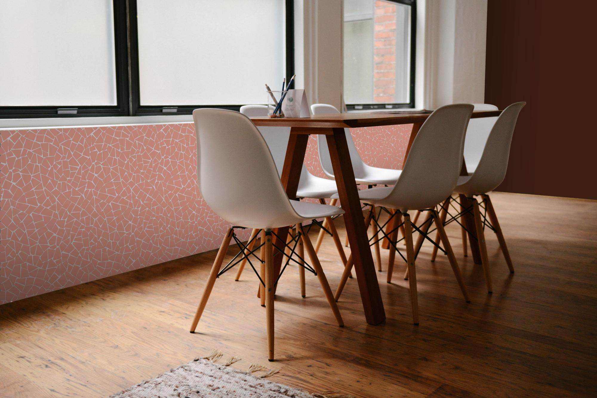 Malla trencadís monocolor coral brillo 50x50 cm/ precio por m2 | Leroy ...