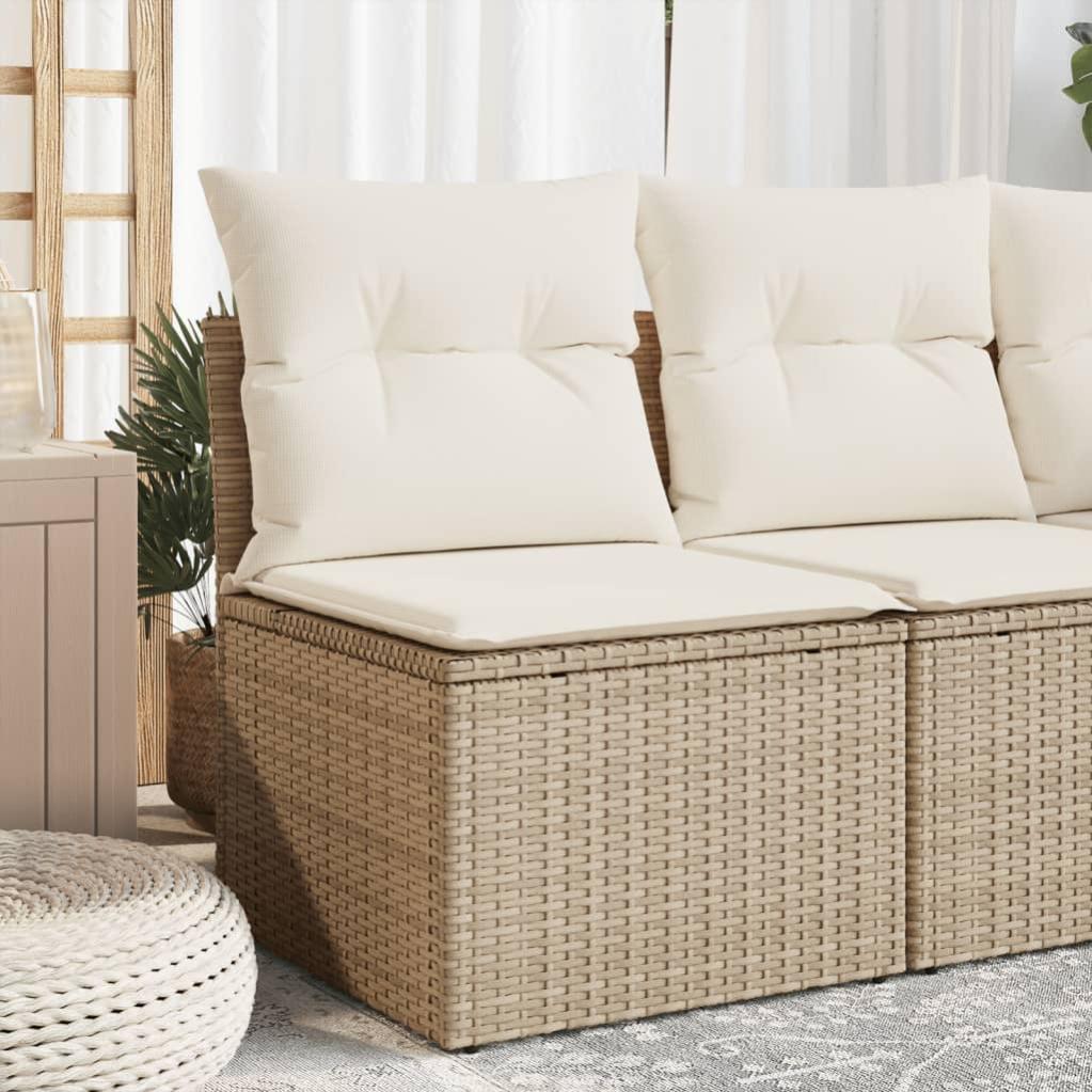 Divano Giardino，Divano per esterno，Sofà Senza Braccioli con Cuscini ...