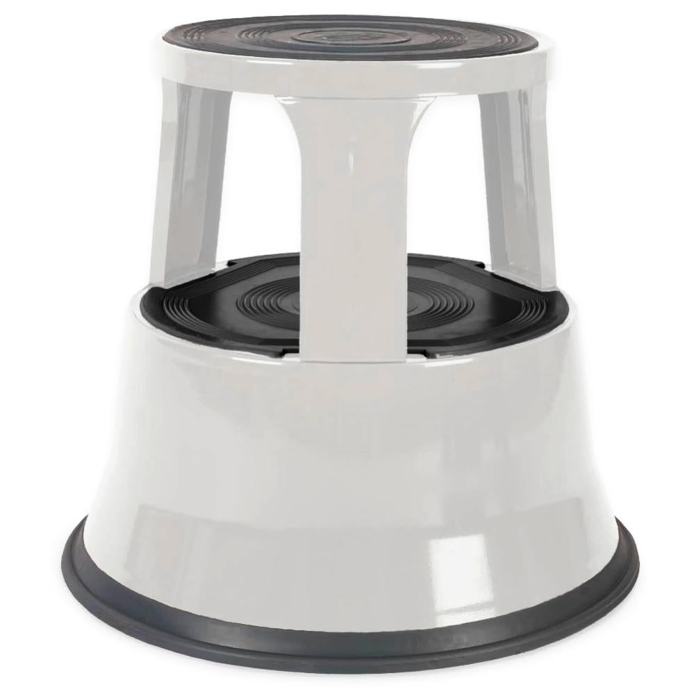 Tabouret marchepied mobile antidérapant gris 2 hauteurs 150 kg Safetool ...