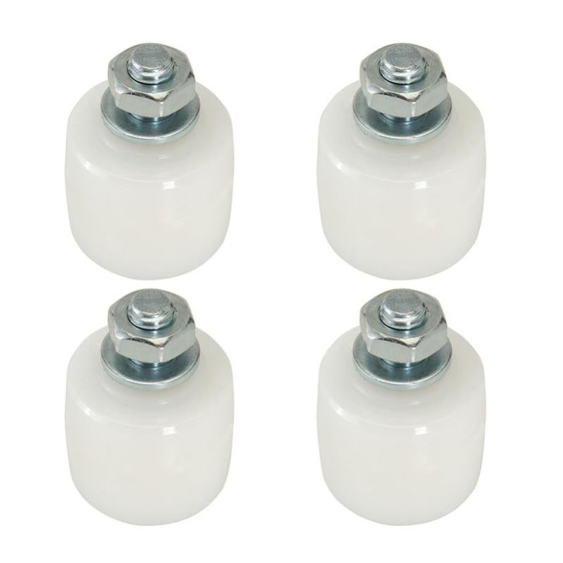 Lot de 4 olives de guidage supérieures Nylon bombées - 35 x 30 mm ...