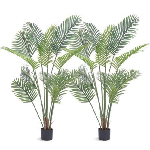 VEVOR Palma artificiale Catechu Areca, 1,52 m, resistente all'acqua ...
