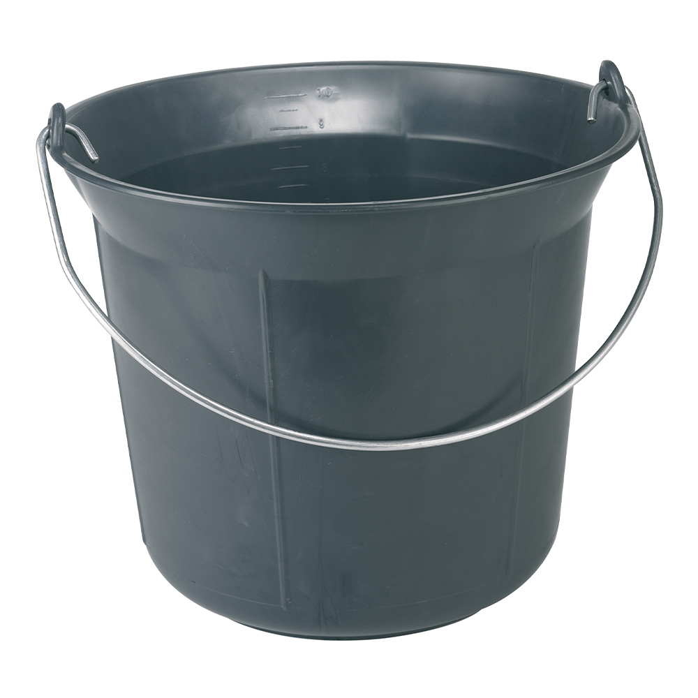 Seau de maçon 11L pro - Noir - 8000103 | Leroy Merlin