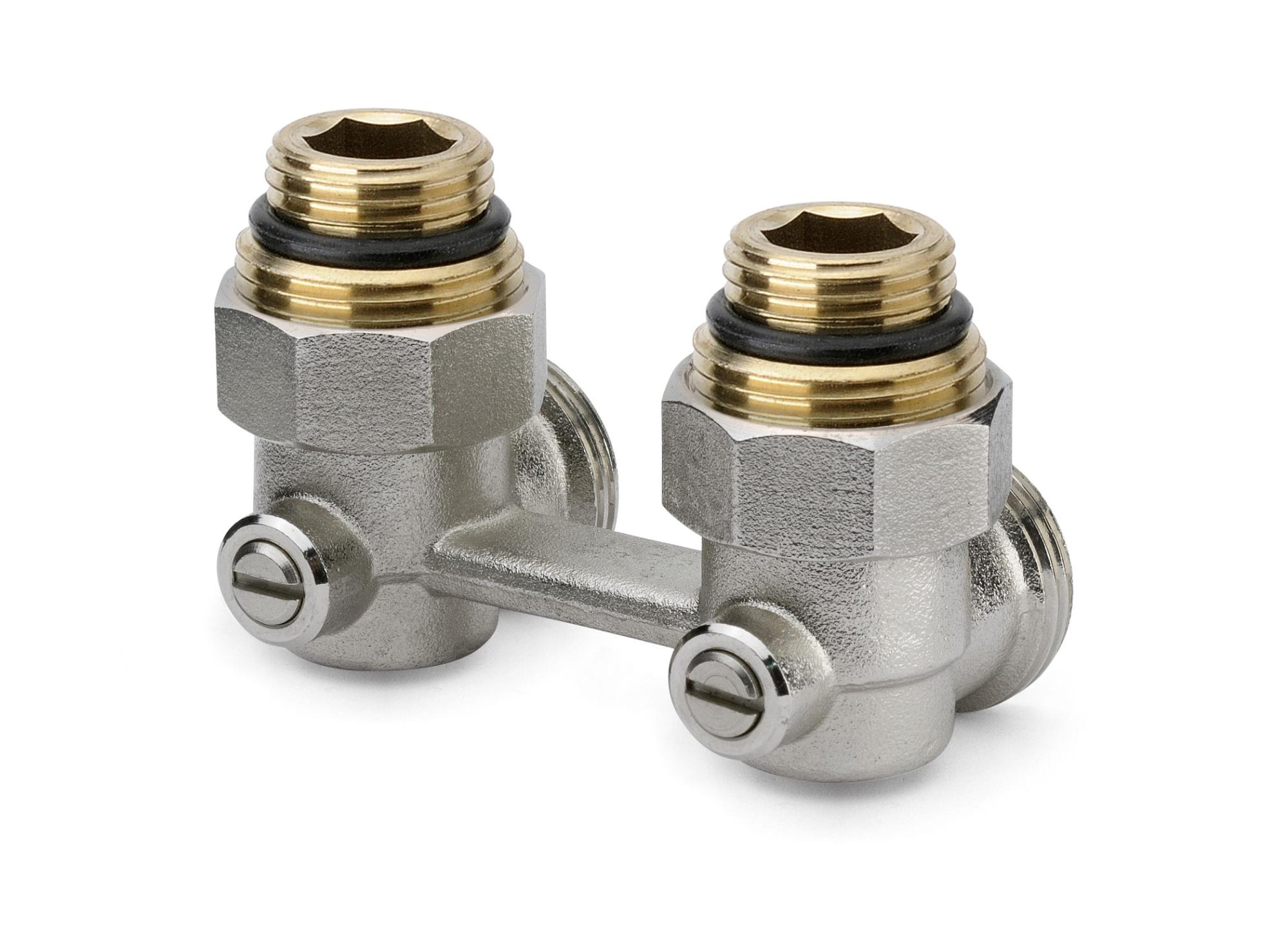 Valvola ad H bitubo modello ad angolo attacchi 1/2"M APM 346CP 015 - 1/2" x 3/4" EK | Leroy Merlin