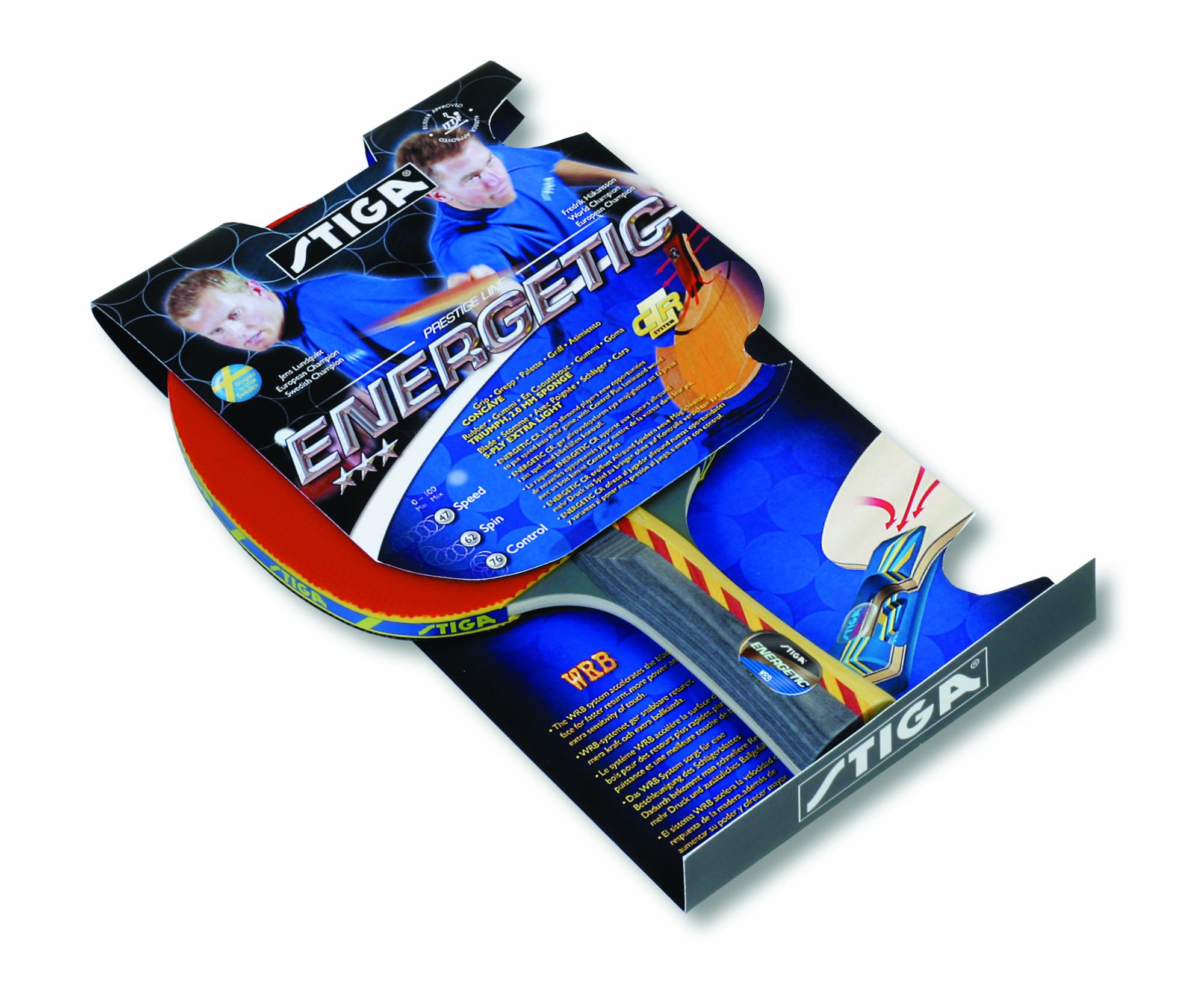 Racchetta da Ping Pong Stiga ENERGETIC CR | Leroy Merlin