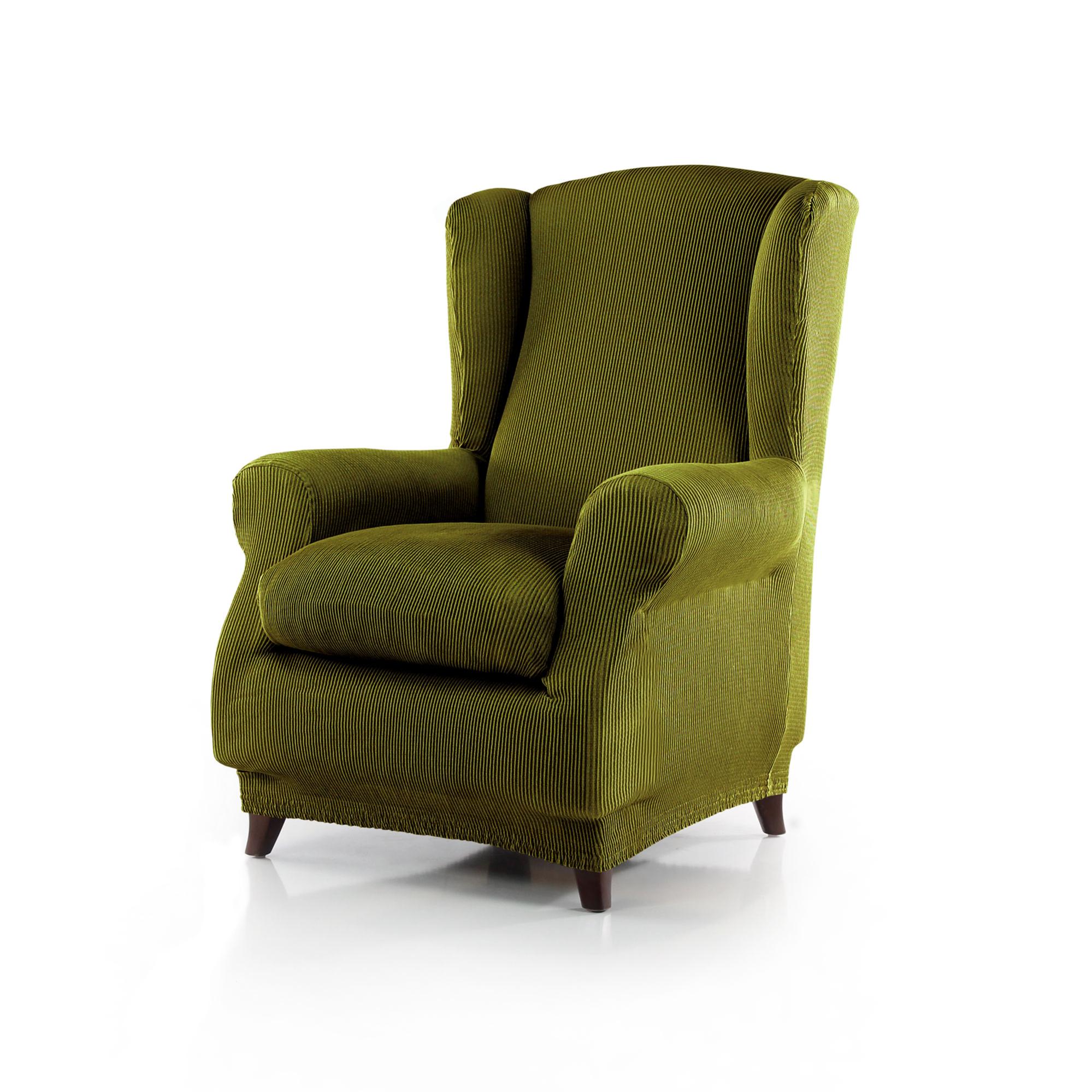 Funda de Sofá Rustica Orejero Elástica 2 Plazas 130 - 160 cm, Color Cesped | Leroy Merlin